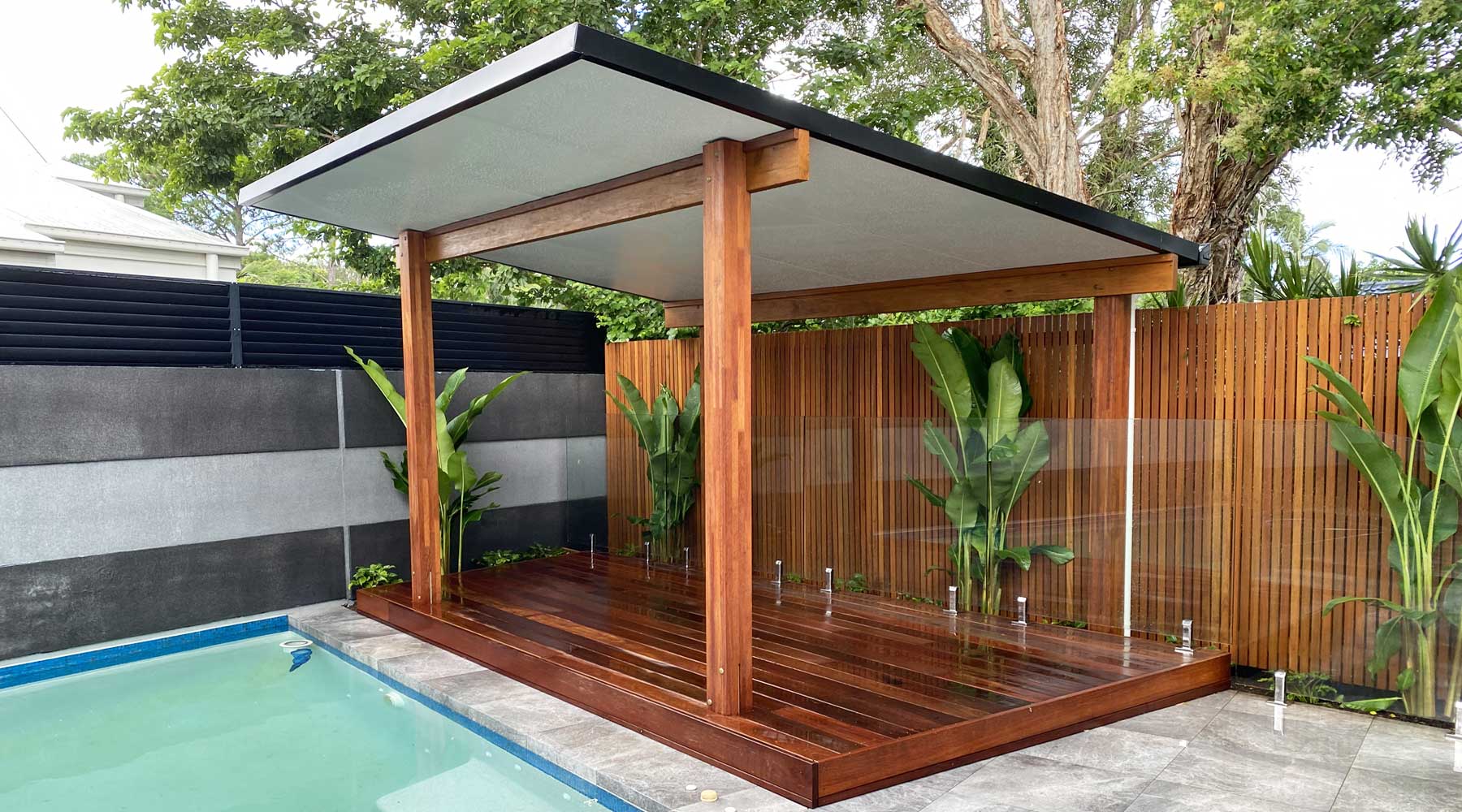 Landscape construction driven by functionality, practicality and aesthetics